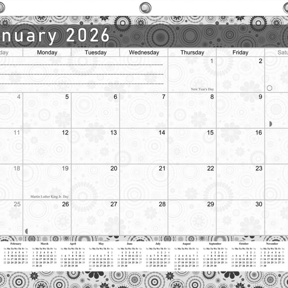 Pelican Industrial | Office | 226 Calendar 2 Months Student Calendar ...